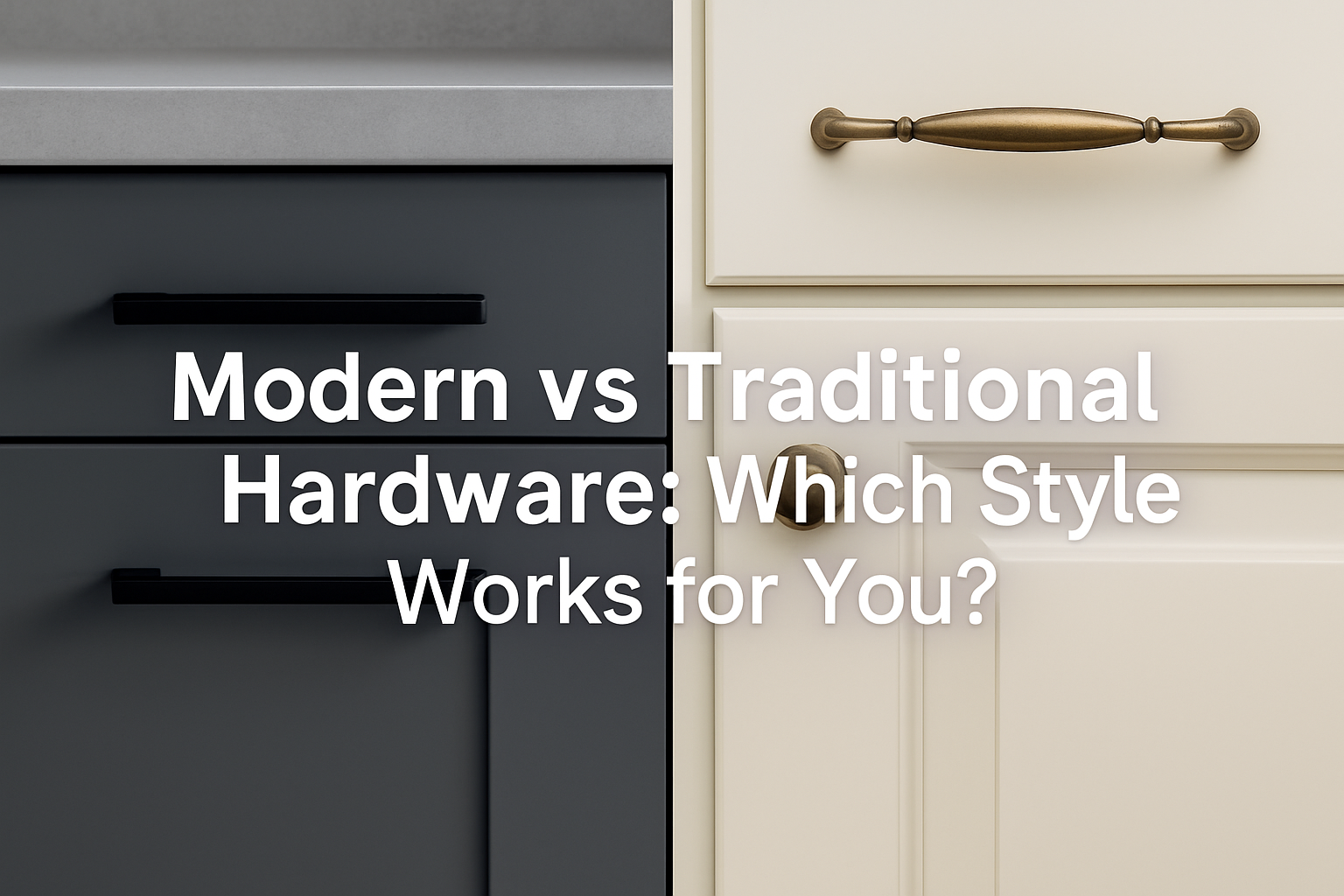 Modern vs Traditional Hardware: Which Style Works for You? – Love ...